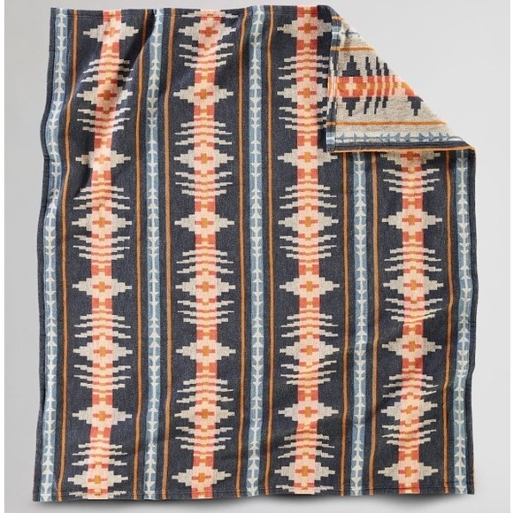 Pendleton | Bedding | Pendleton Home Tan Blue Trail Ridge Organic ...